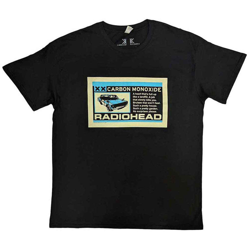 Radiohead - Carbon Patch (Black) XL [T-Shirt] – Rocking Horse Records