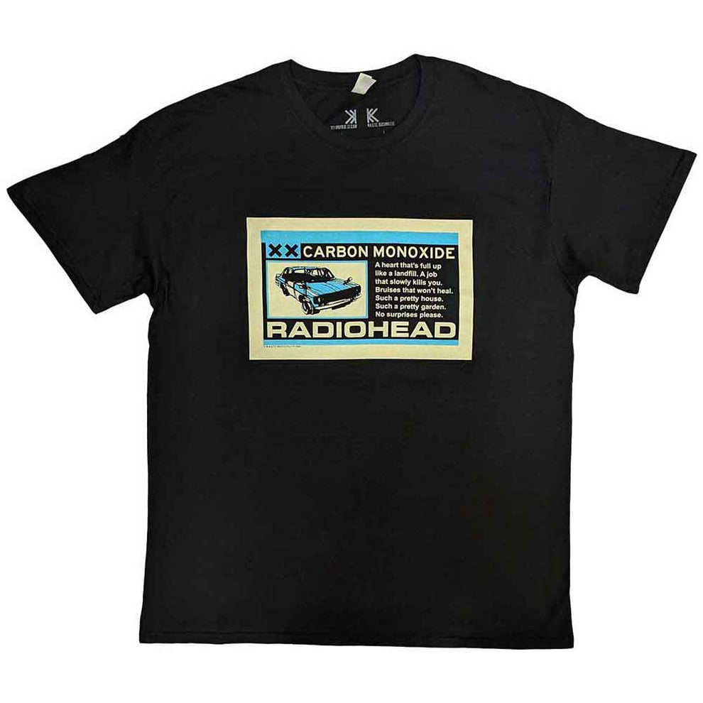 Radiohead - Carbon Patch (Black) XL [T-Shirt] – Rocking Horse Records