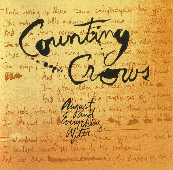 Counting Crows - August And Everything After [CD] [Second Hand ...